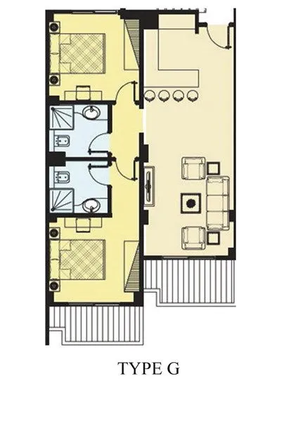 2 Bedrooms Type G