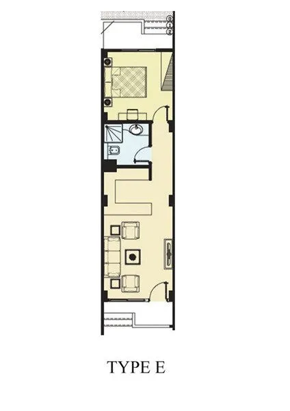 1 Bedrooms Type E