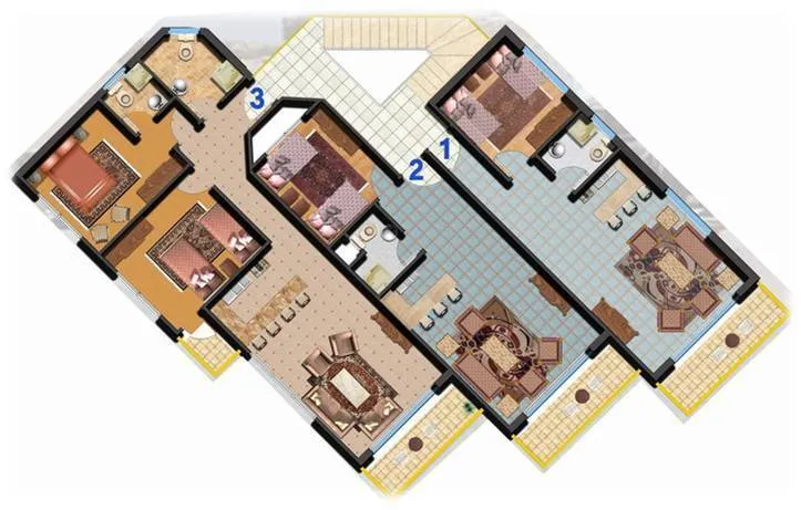 Apartments 100m2 - 64m2 - 67m2